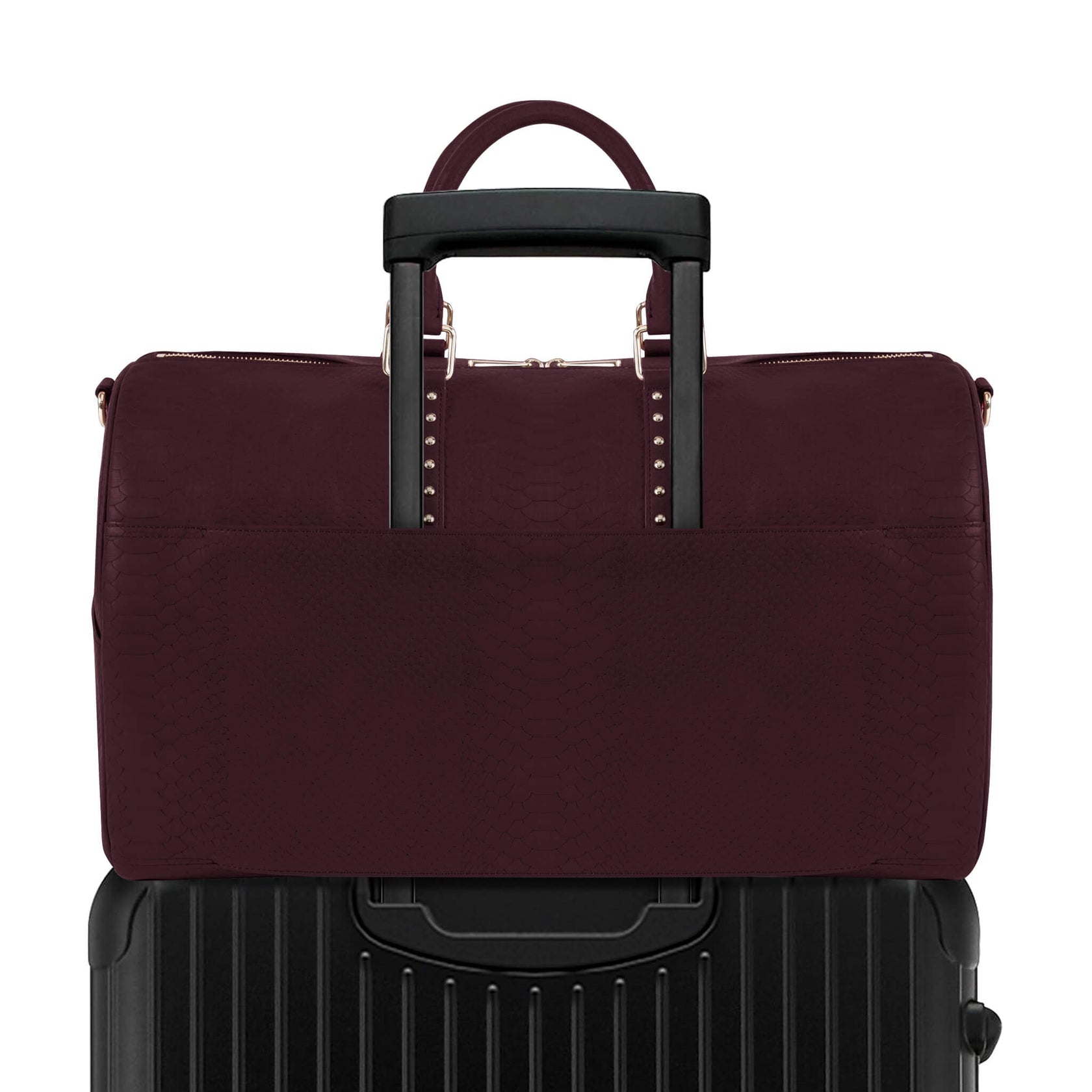 Burgundy København Holdall Luggage Bag - latitu – Latitu°